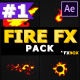 Flash FX FIRE Elements | After Effects, After Effects Project Files